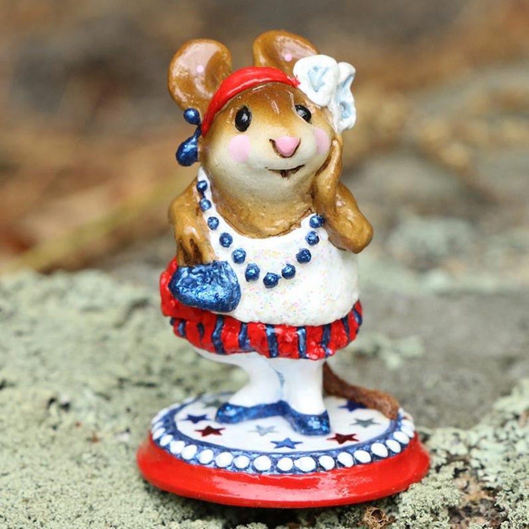 Wee Forest Folk M-171 Zelda, Fourth of July Limited Edition in Red ...