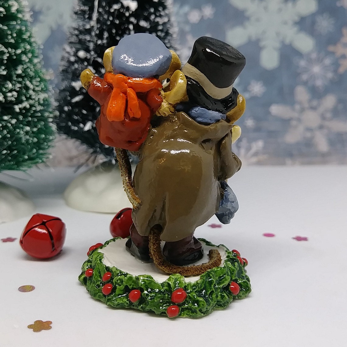 Wee Forest Folk CC-02 Bob Cratchit & Tiny Tim Christmas Carol - Etsy
