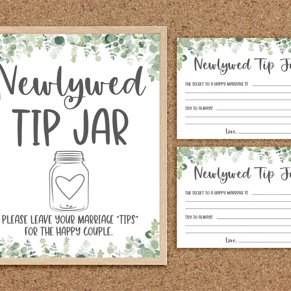 Bride And Groom Advice Cards Etsy