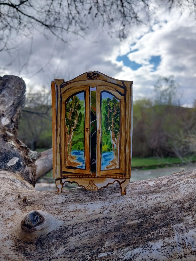 Mini Paperart Wardrobe, Papercraft, Visual Story Telling, Picture Book ...