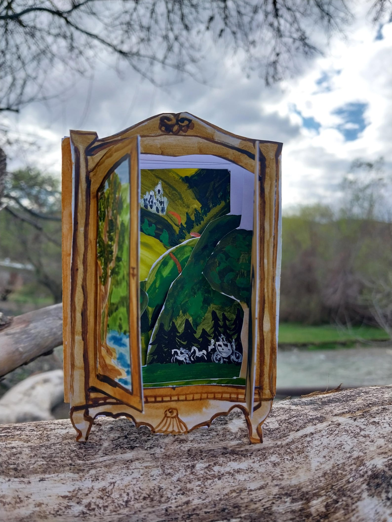 Mini Paperart Wardrobe, Papercraft, Visual Story Telling, Picture Book ...