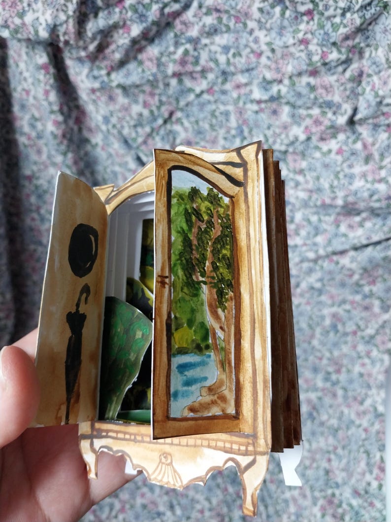 Mini Paperart Wardrobe, Papercraft, Visual Story Telling, Picture Book ...