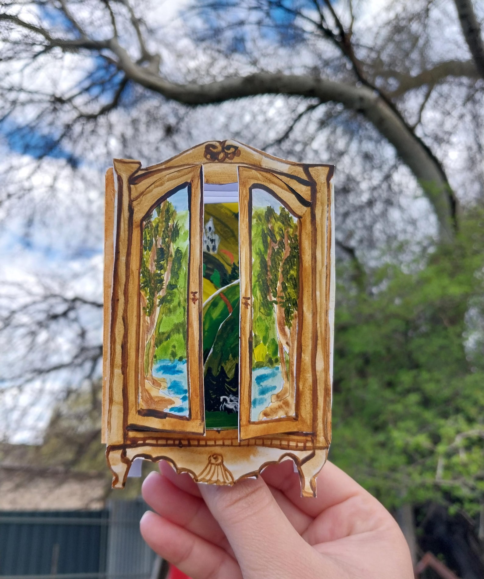 Mini Paperart Wardrobe, Papercraft, Visual Story Telling, Picture Book ...