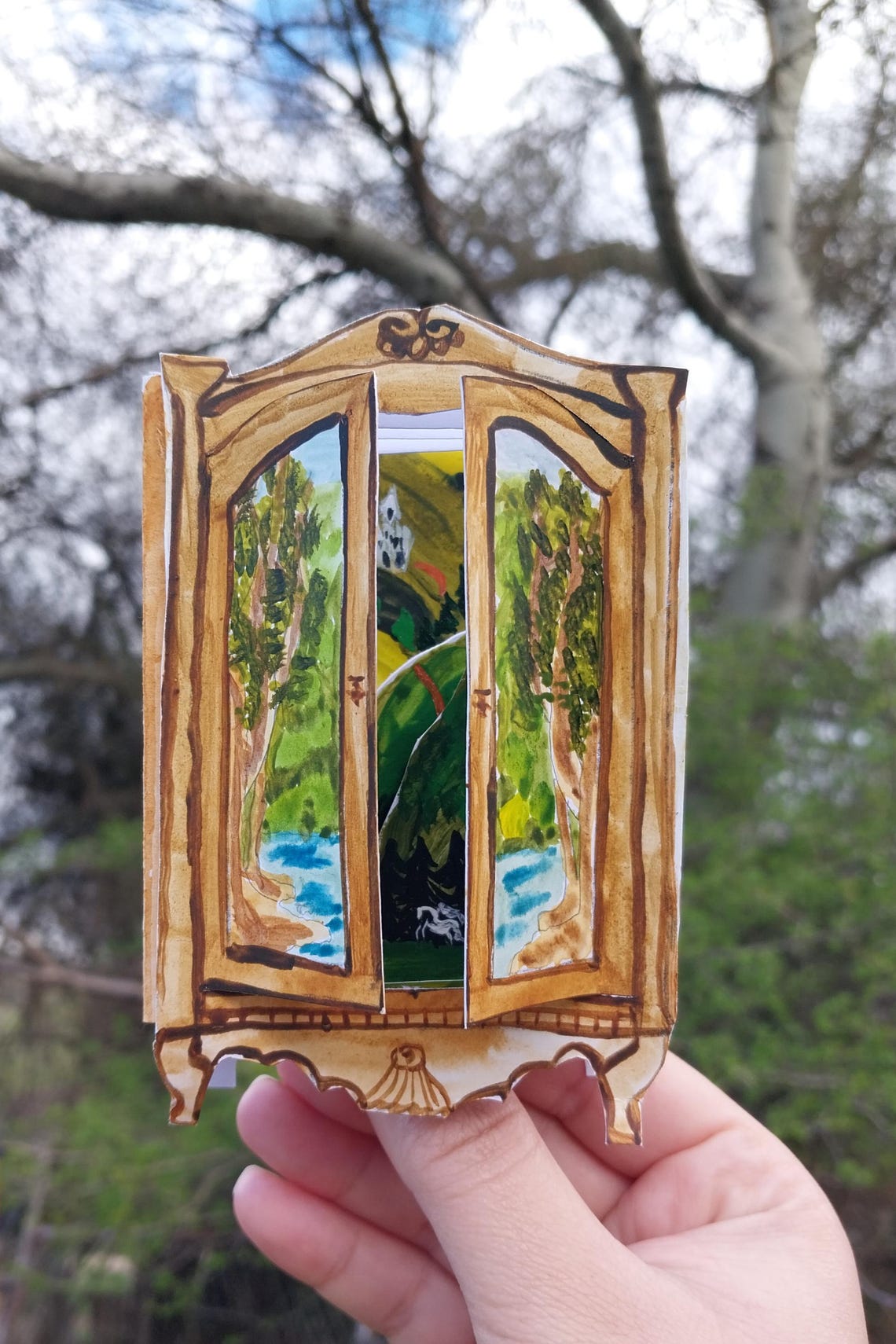 Mini Paperart Wardrobe, Papercraft, Visual Story Telling, Picture Book ...