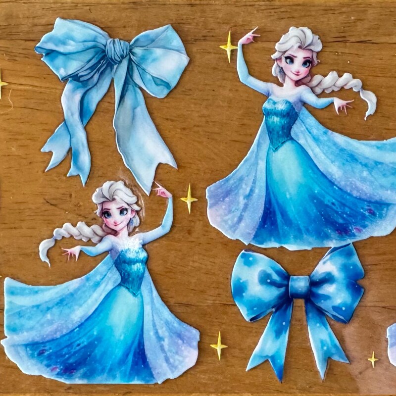 Elsa Stickers - Etsy