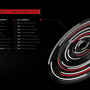 Futuristic UI Kit – 200 Design Elements - Etsy