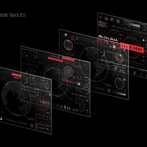 Futuristic UI Kit – 200 Design Elements - Etsy