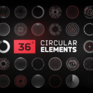 Futuristic UI Kit – 200 Design Elements - Etsy