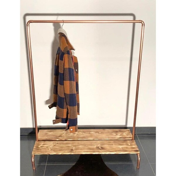Copper Clothing Rack - Etsy