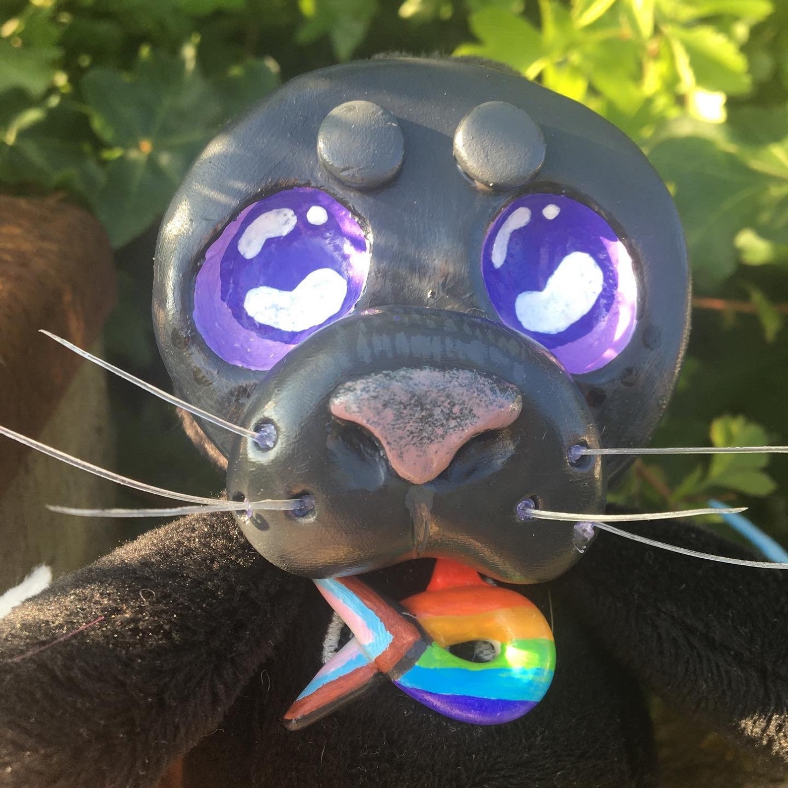 Pride seal Clay face plushie custom plush | Etsy
