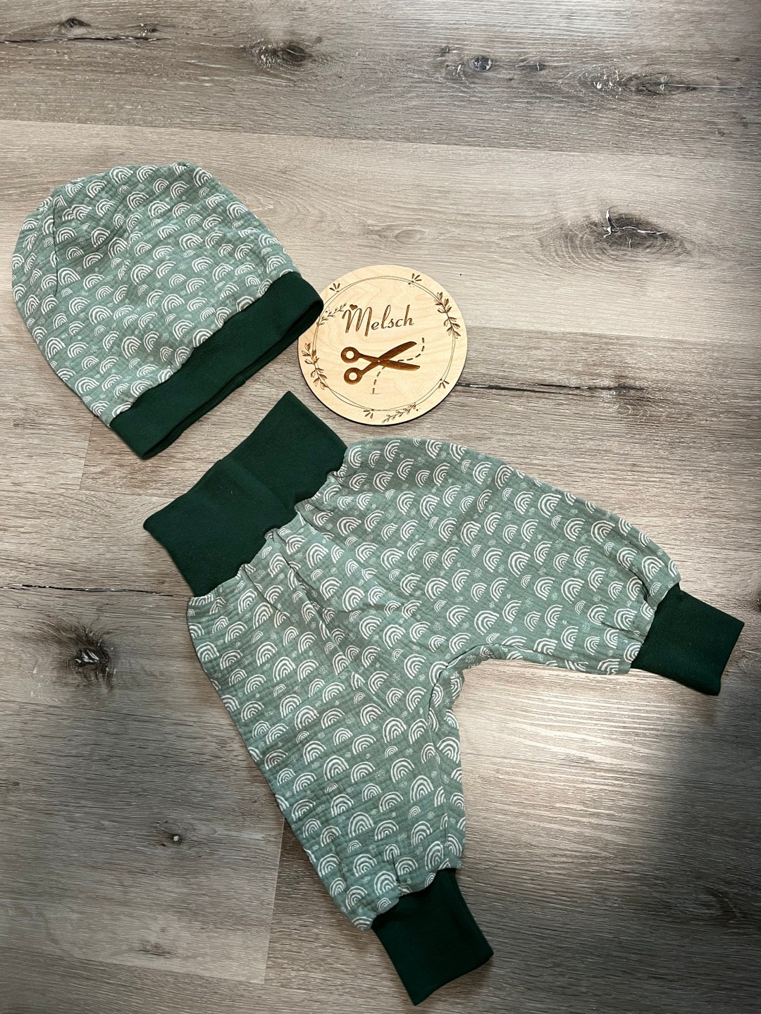 Set Bloomers Size 74 & Beanie Head Circumference 50 Cm Hat - Etsy