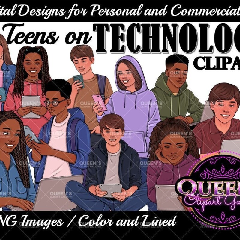 QueensClipartGallery - Etsy