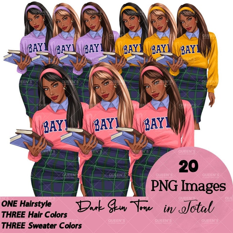 School Girl Png Female Teen Clipart Teenager Girl Clipart - Etsy
