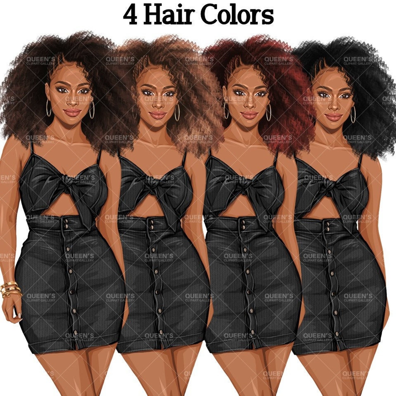 Summer Fashion Clipart, Fashion Girl Clipart, Fashion Illustration ...