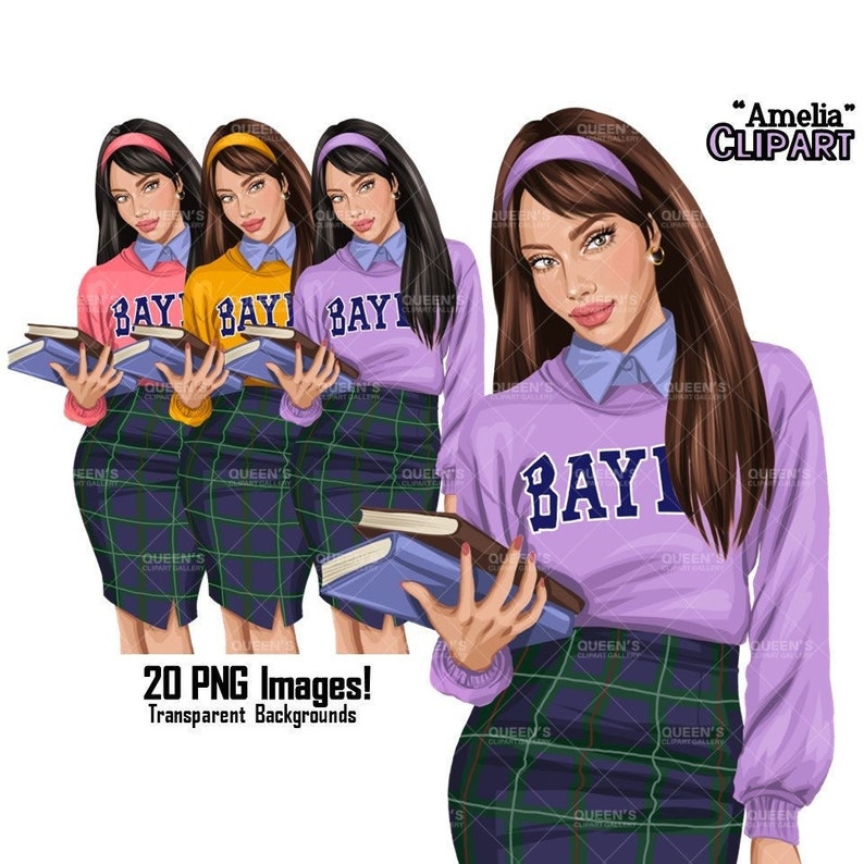 School Girl Png, Female Teen Clipart, Teenager Girl Clipart, Teen ...