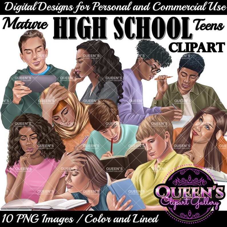 Teen Clipart, Students, Clipart Teens, Teenagers, Back to School ...