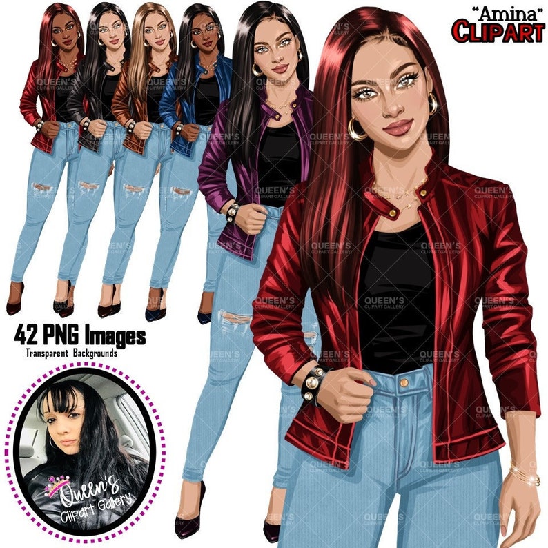 Denim Jeans Girl, Fashion Girl Clipart, Girl Clipart, Jeans Girls ...