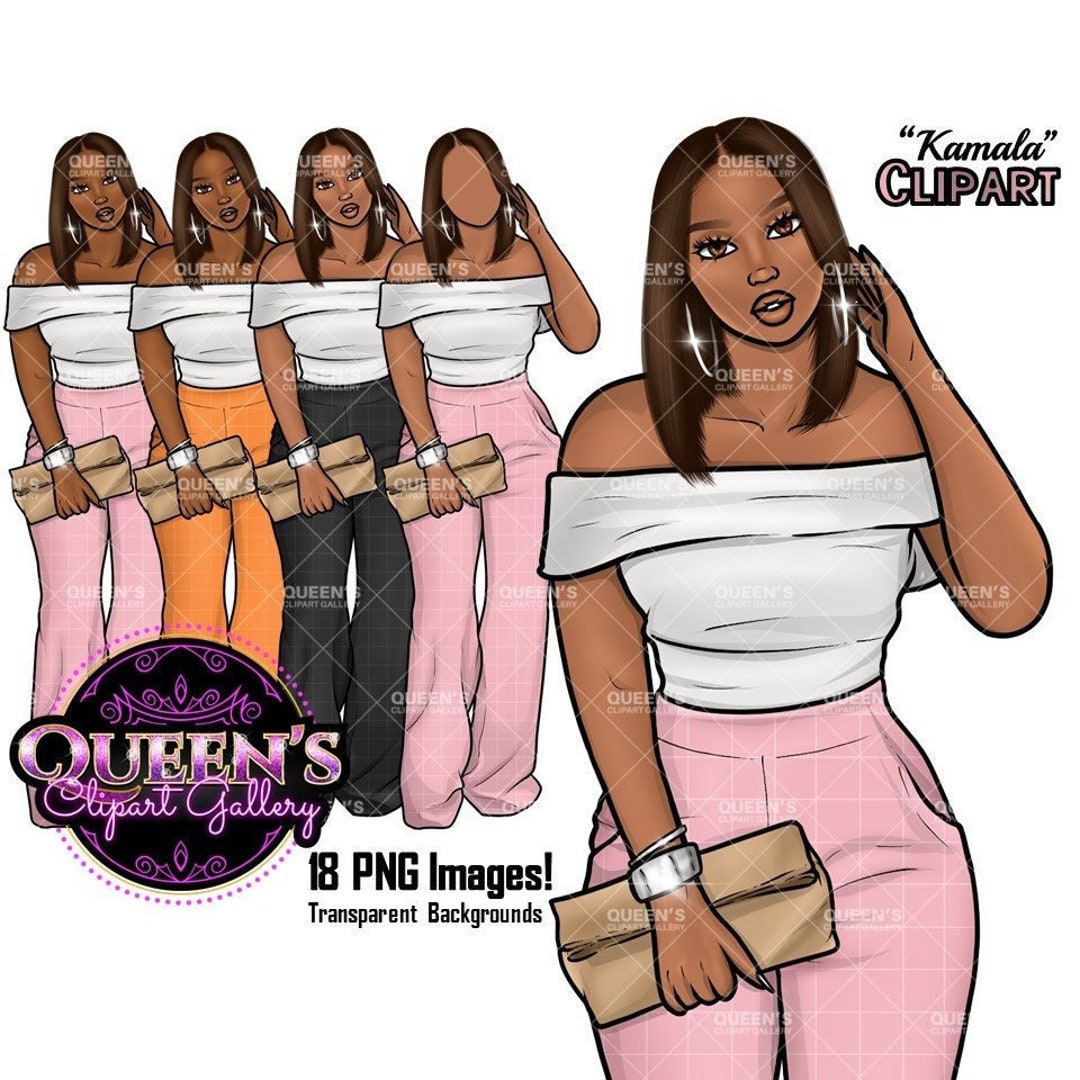 African American Woman, Afro Girl, Black Woman Clipart, Black Girl ...