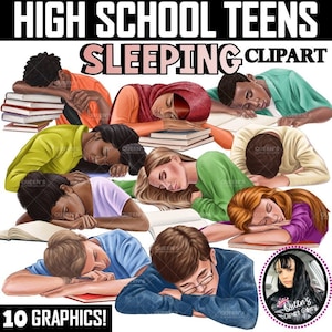 Teenagers Clipart Teens Tweens School Children School - Etsy