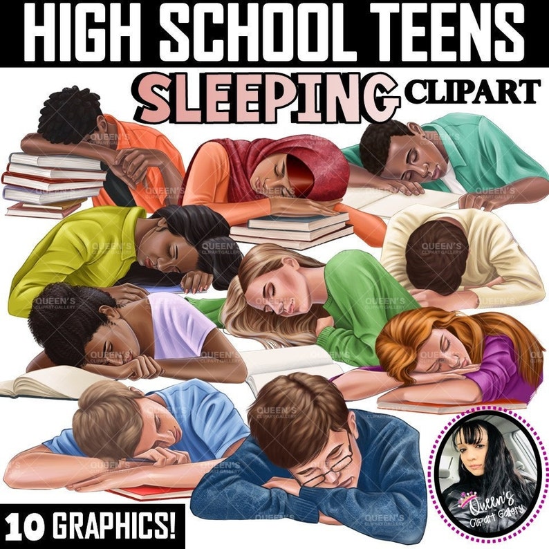 Teenagers Clipart Teens Tweens School Children School - Etsy