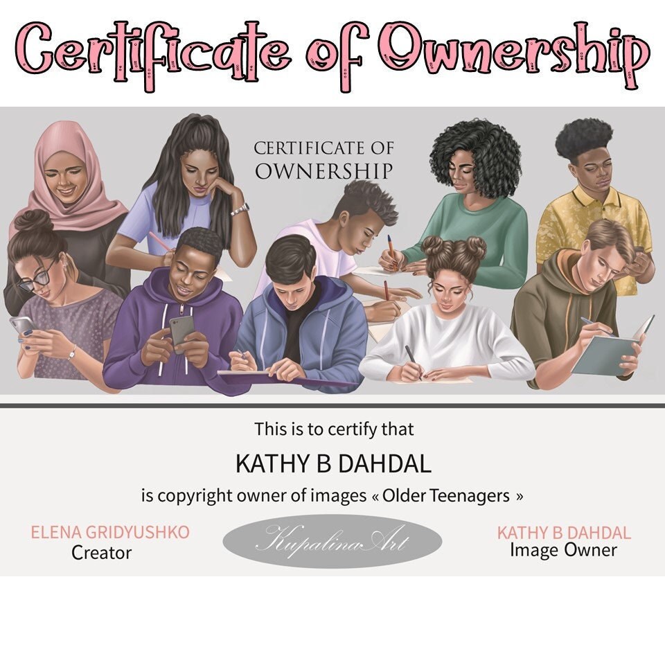 Teenagers Clipart, Teen Clipart, Students Writing, Clipart Teens ...