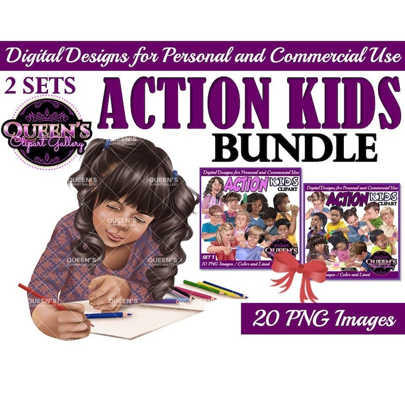 Action Kids Clipart, Kids in Action Clipart, Elementary Students ...