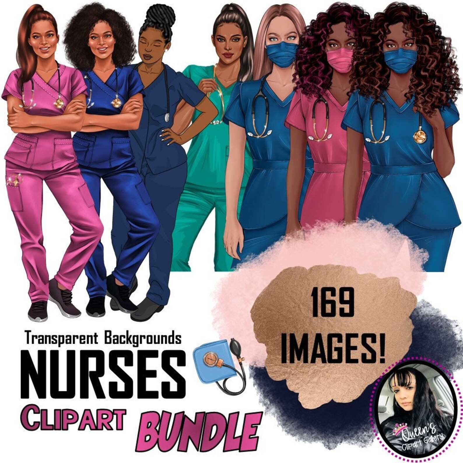 Healthcare Clipart Nurse Clipart PNG Doctor Nurse Clipart - Etsy