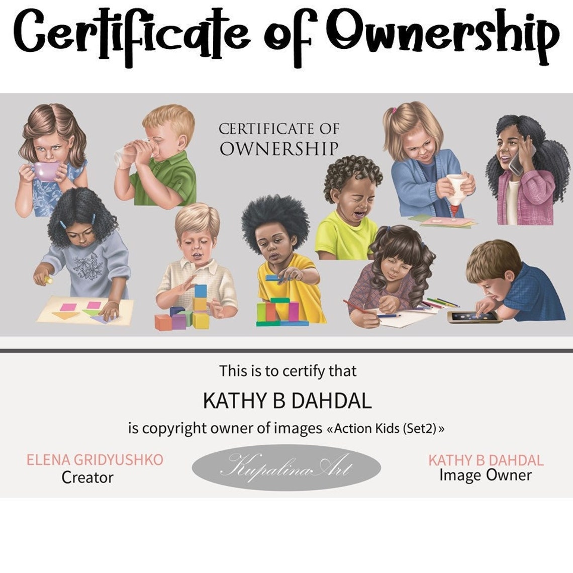 Action Kids Clipart Kids in Action Clipart Elementary - Etsy