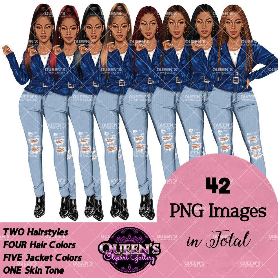 Denim Jeans Girl Jeans Girl Clipart Denim Girl Clipart - Etsy