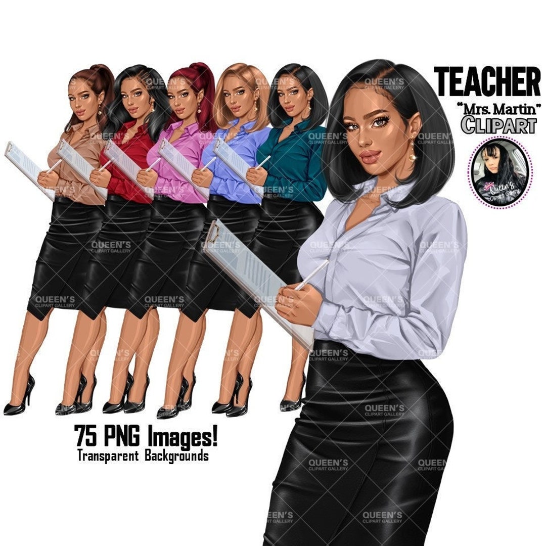Teacher Clipart, Teachers, Teaching Clipart, Lady Boss Clipart, Teacher ...
