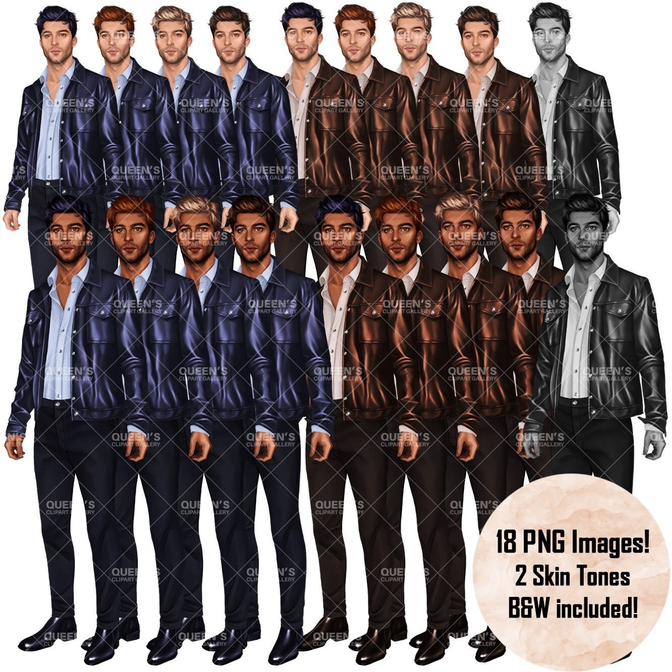 Man Clipart Business Man Clipart Boyfriend Clipart Casual - Etsy