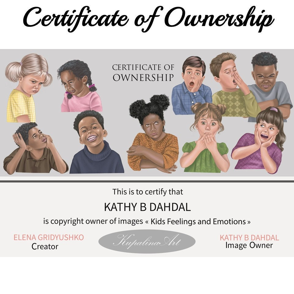 Emotional Kids Clipart, Kids Emotions and Feelings, Emotion Kids ...