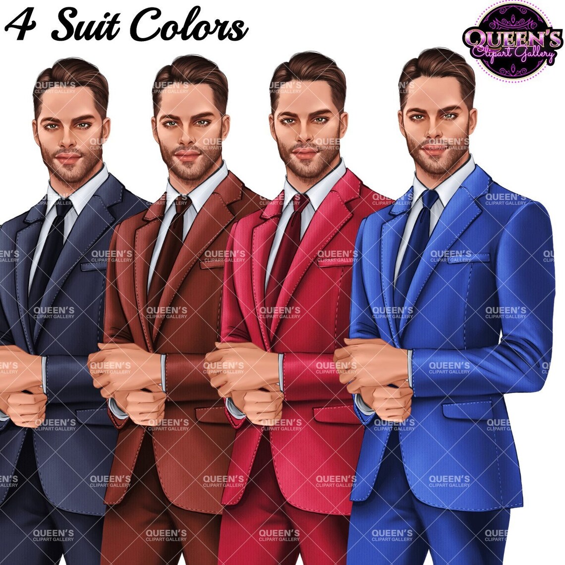 Man Clipart Business Man Clipart Boyfriend Clipart Casual - Etsy