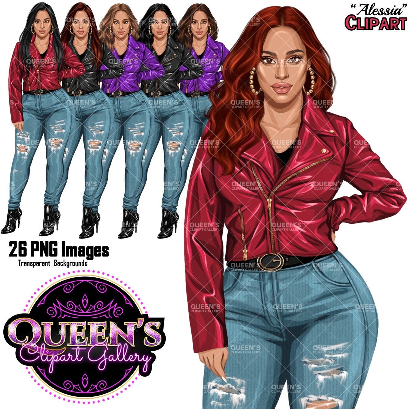 Denim Girl Clipart Fashion Girl Clipart Jeans Girl Clipart - Etsy