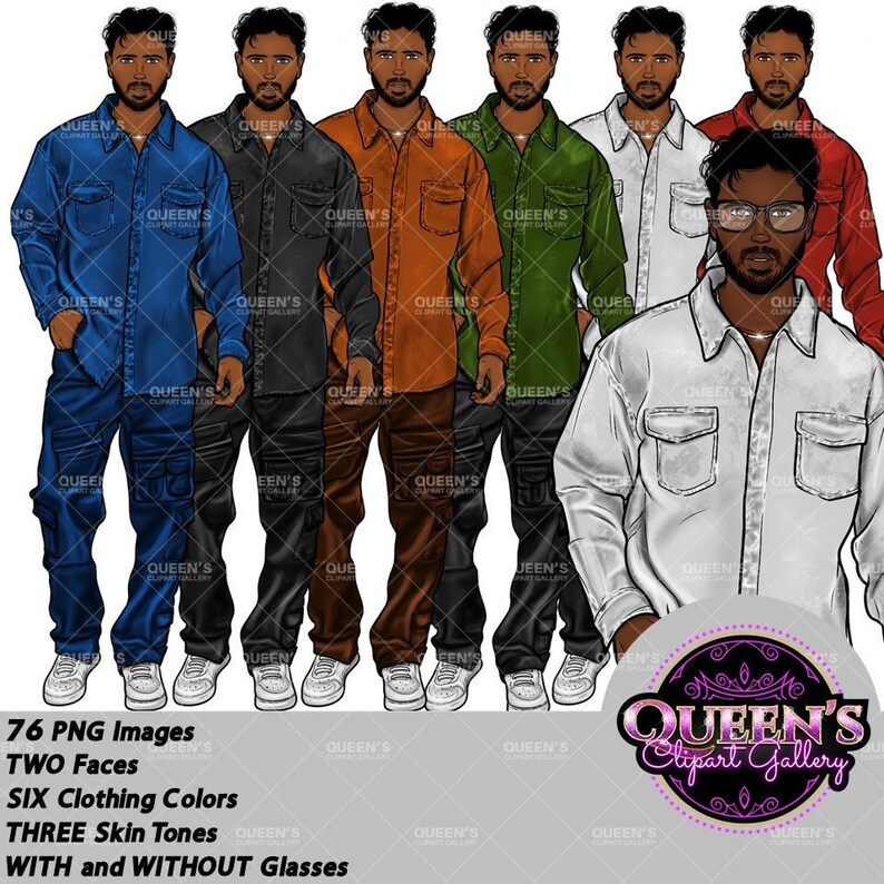 Man Clipart, Handsome Man Clipart, Boyfriend Clipart, Casual Man ...