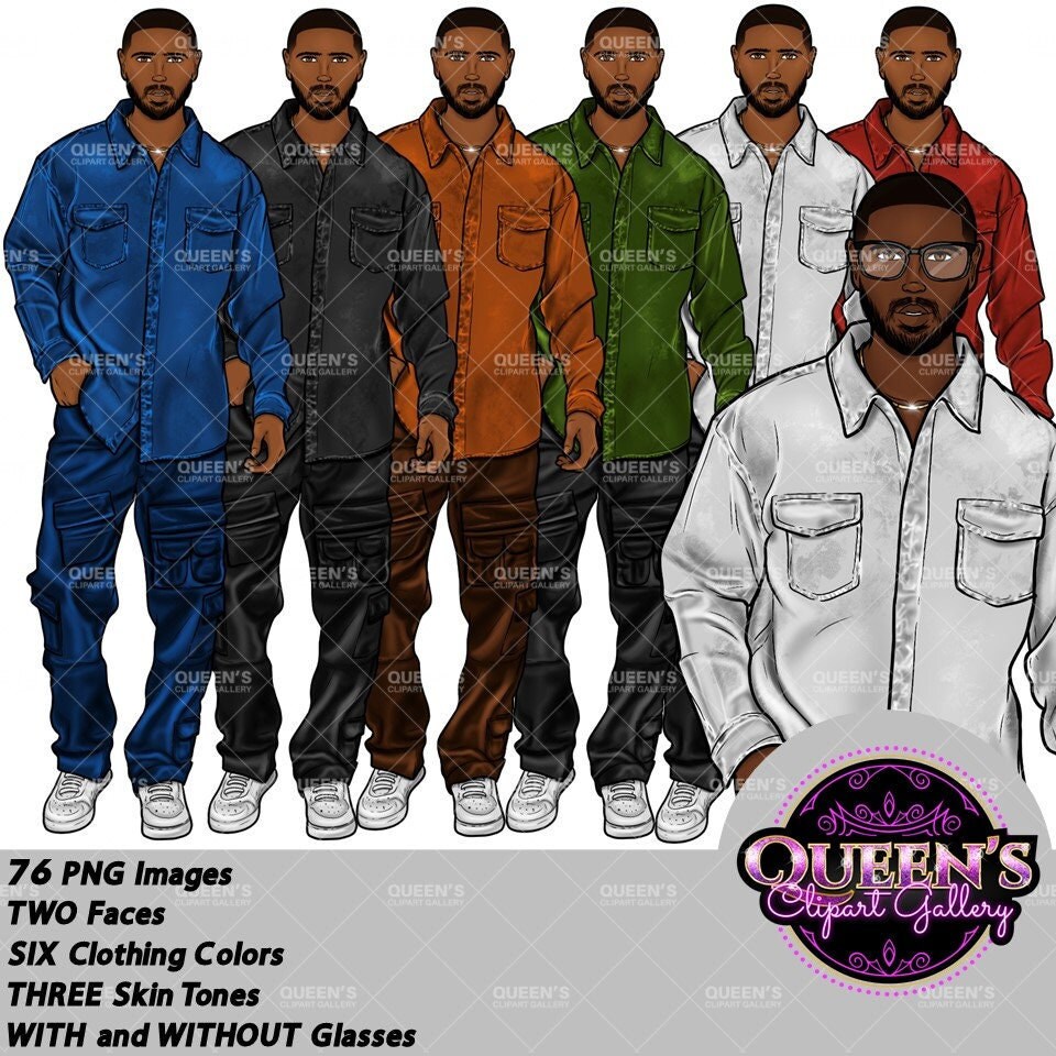 Man Clipart, Handsome Man Clipart, Boyfriend Clipart, Casual Man ...