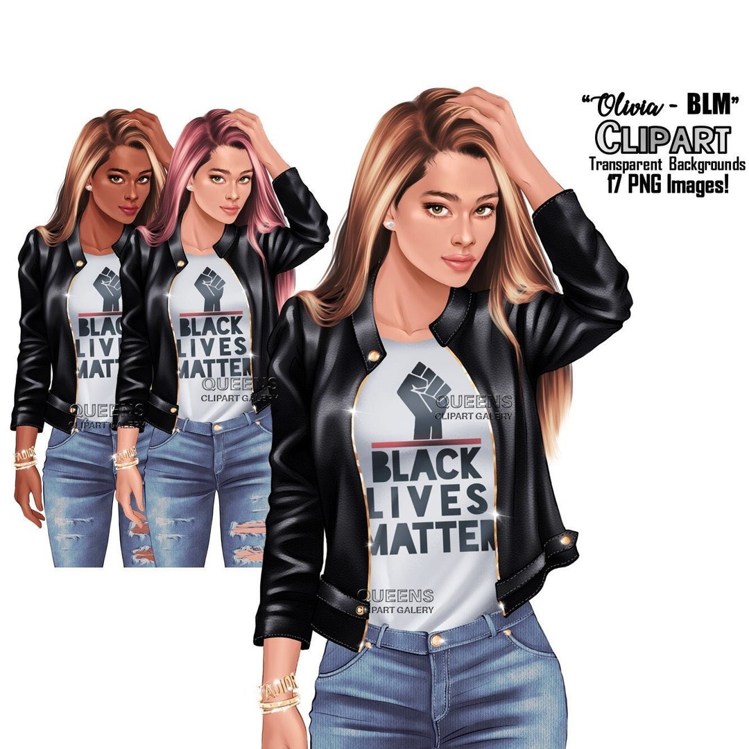 Clipart olivia Blm Fashion Girl Clipart - Etsy
