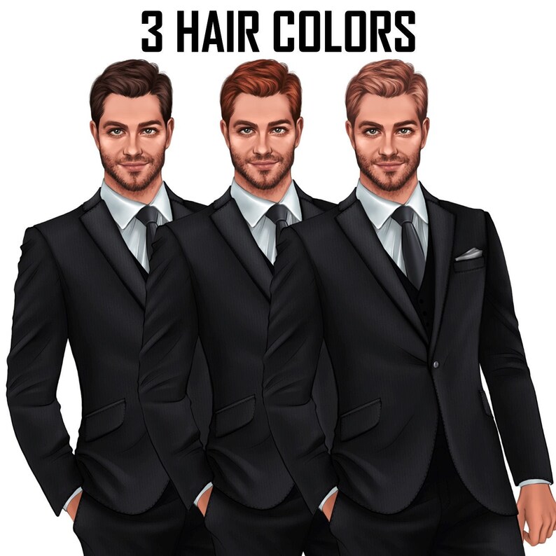 Man Clipart Business Man Clipart Boyfriend Clipart Casual - Etsy