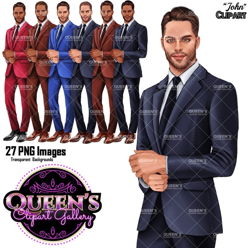 Man Clipart, Business Man Clipart, Boyfriend Clipart, Casual Man ...