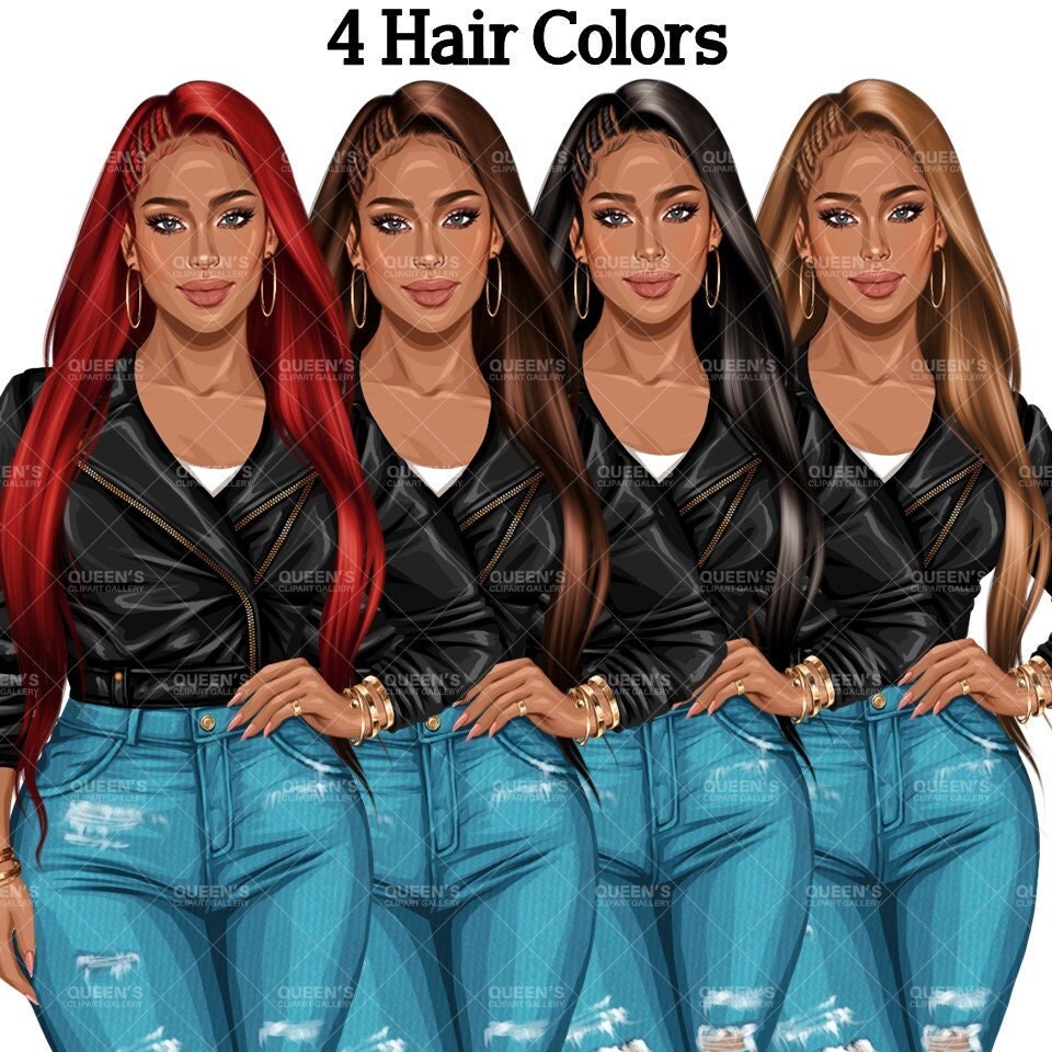 Curvy Denim Girl Jeans Girl Clipart Curvy Girl Woman - Etsy