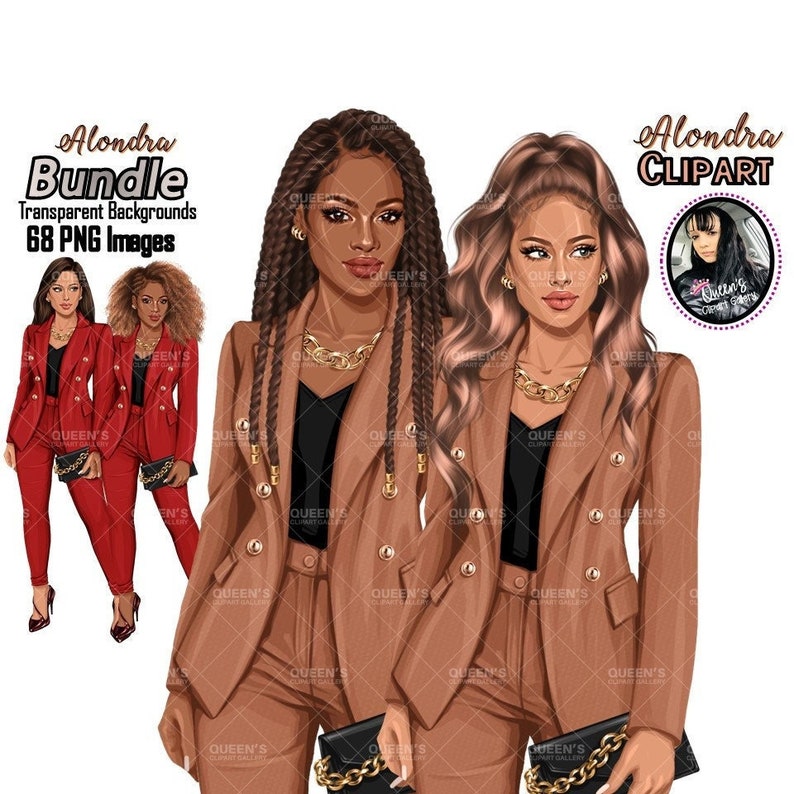 Black Girl Magic PNG, Afro Girl Clipart, Fashion Girl Clipart, Black ...