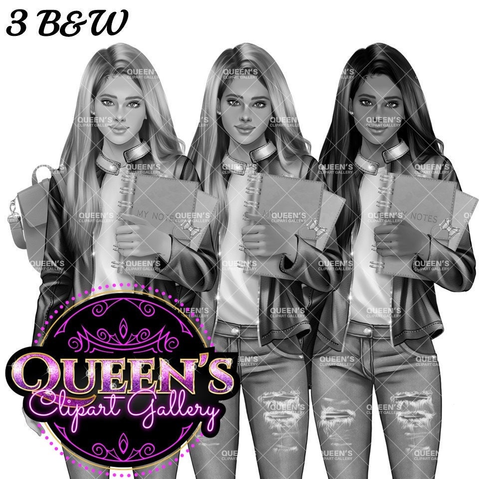 School Girl, Teenager Clipart, Teen Girl Clipart, Student Clipart ...