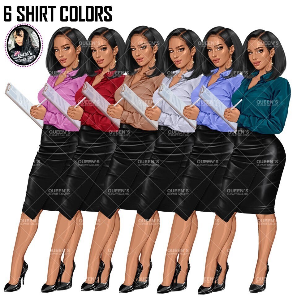 Teacher Clipart, Teachers, Teaching Clipart, Lady Boss Clipart, Afro ...