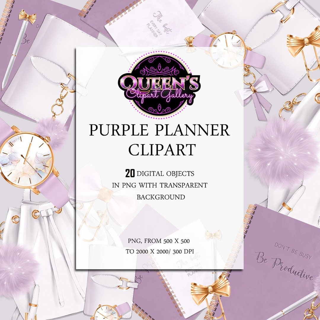 Planner Clipart, Fashion Girl Accessories Clipart, Fashion Girl ...