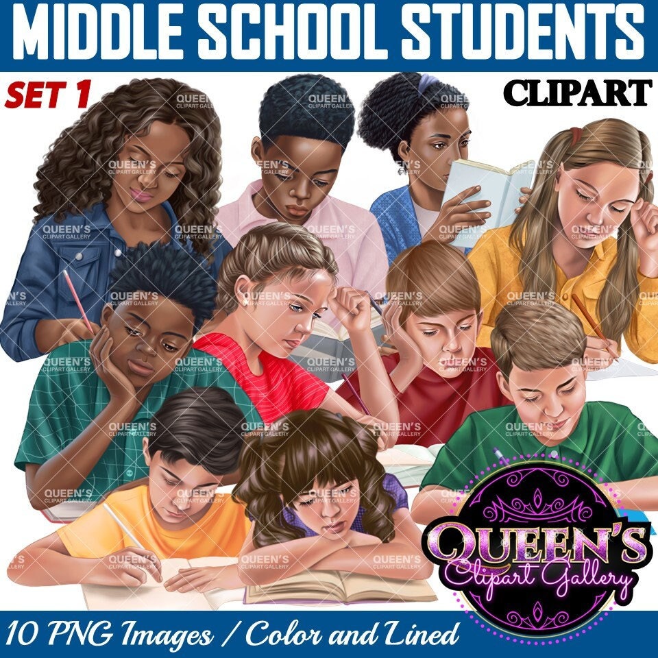 Middle School Students, Teenagers Clipart, Teen Clipart, Adolescents ...