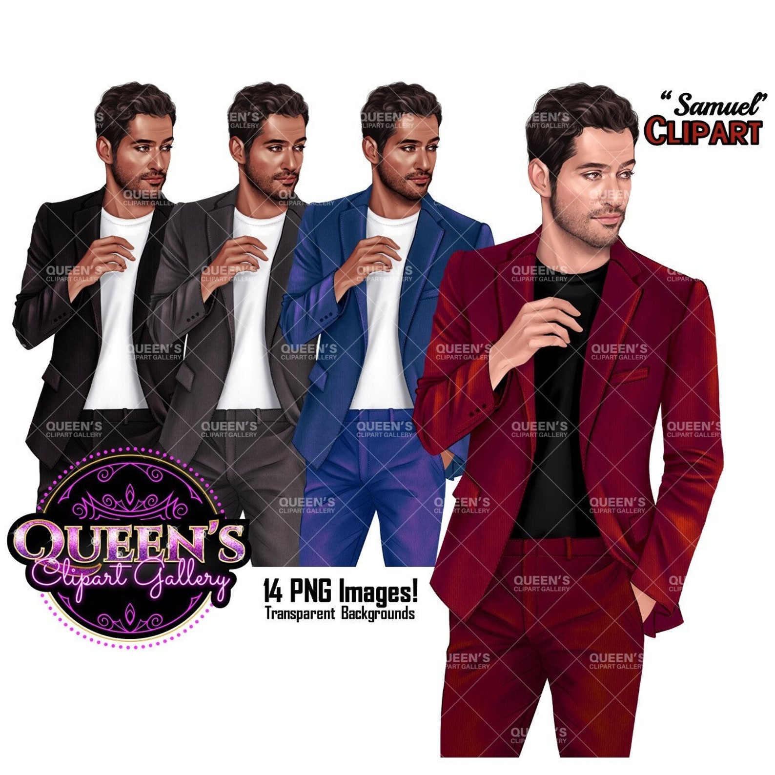 Man Clipart Business Man Clipart Boyfriend Clipart Casual - Etsy