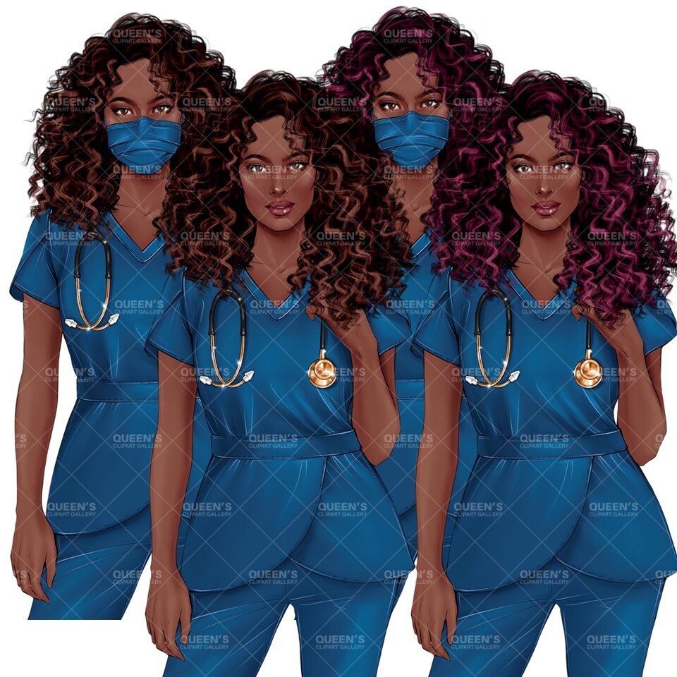 Healthcare Clipart Nurse Clipart PNG Doctor Nurse Clipart - Etsy