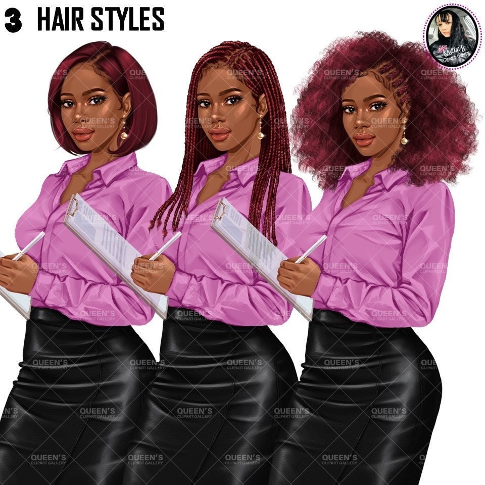 Teacher Clipart, Teachers, Teaching Clipart, Lady Boss Clipart, Afro ...