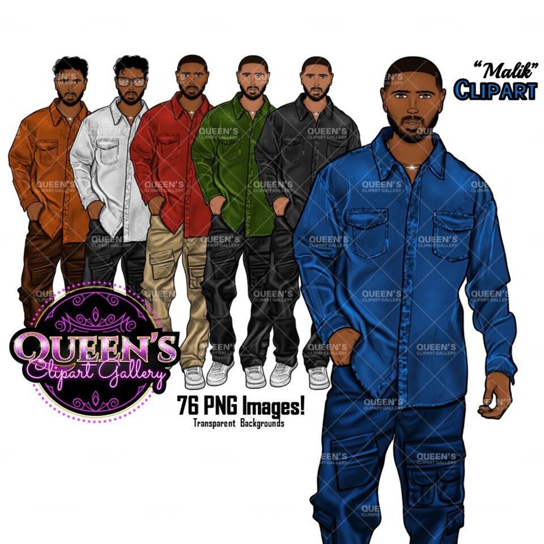 Man Clipart, Handsome Man Clipart, Boyfriend Clipart, Casual Man ...