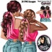 Back View Clipart, Back Turned, Fashion Girl Clipart, Fashion ...